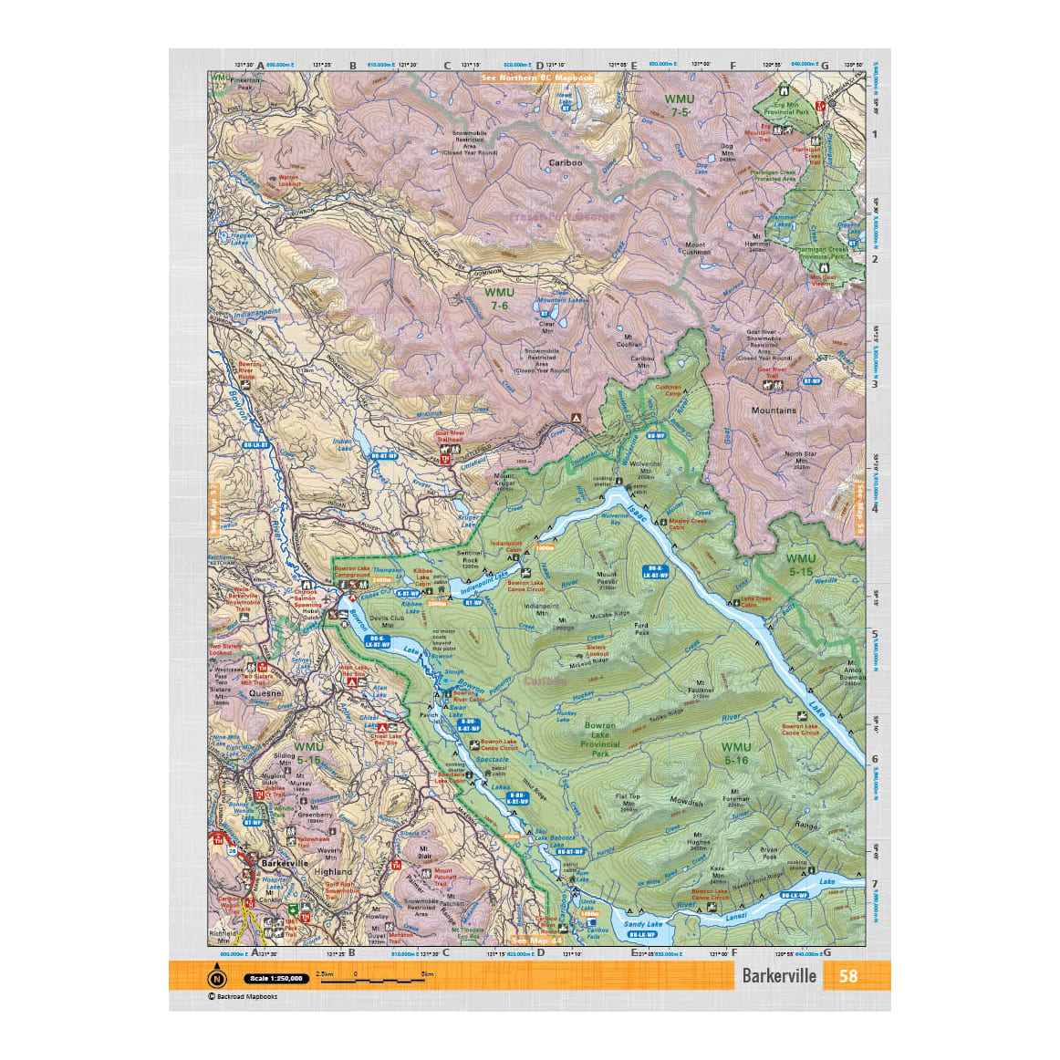 Backroad Mapbooks - Cariboo Chilcotin Coast BC | Cabela's Canada