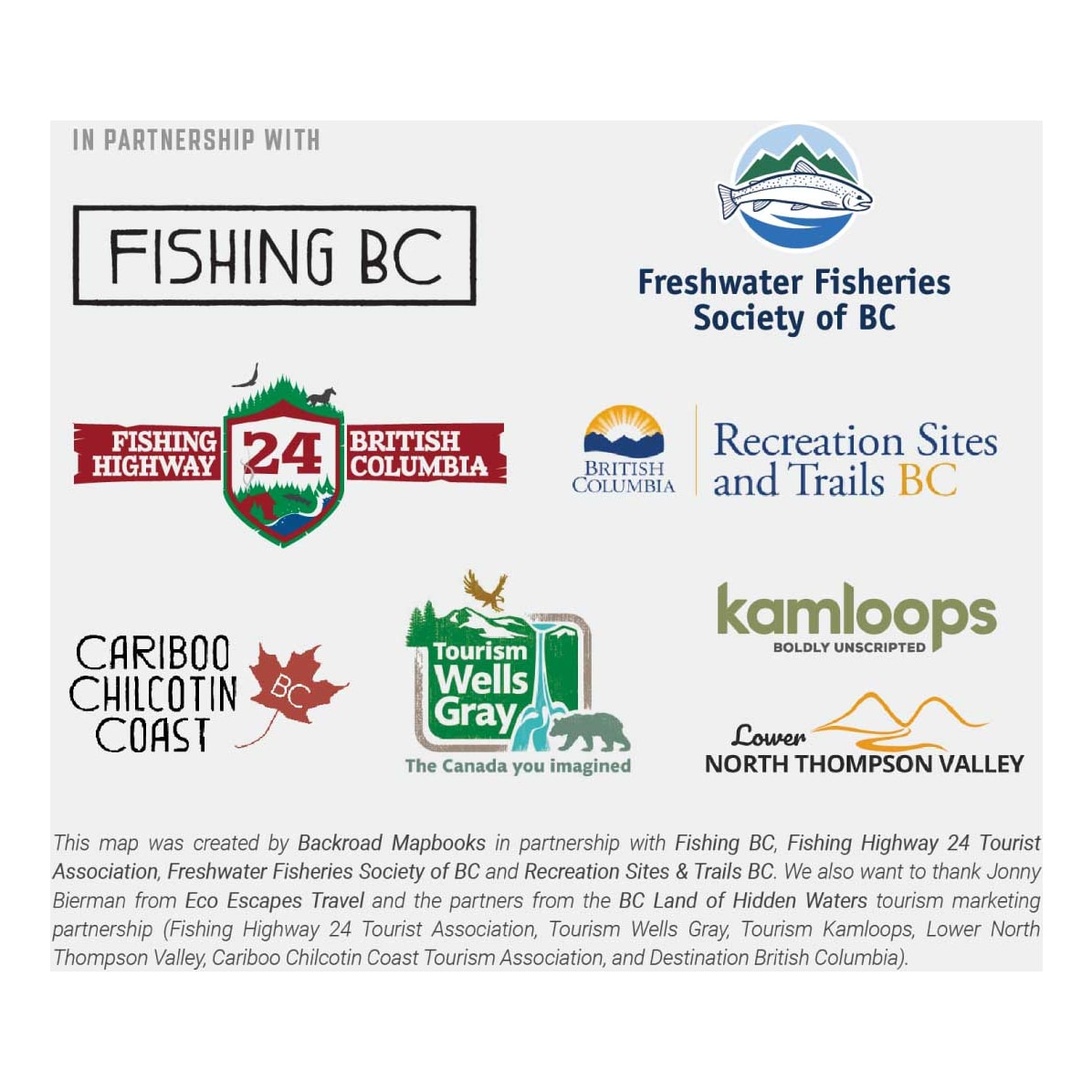 Backroad Mapbook - BC Fishing Highway 24 and The Land of Hidden Waters ...