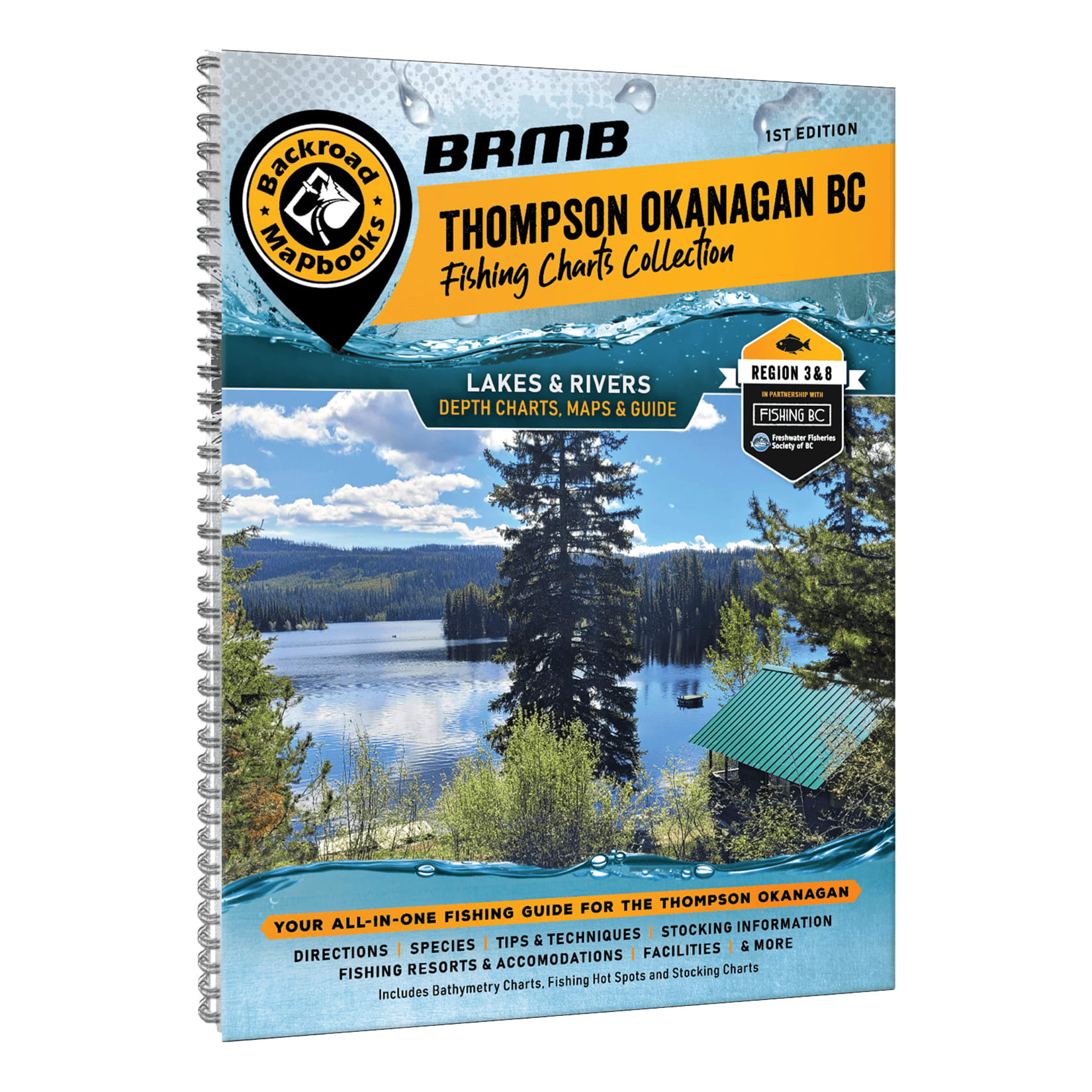 Backroad Mapbook - Thompson Okanagan BC Fishing Mapbook | Cabela's Canada