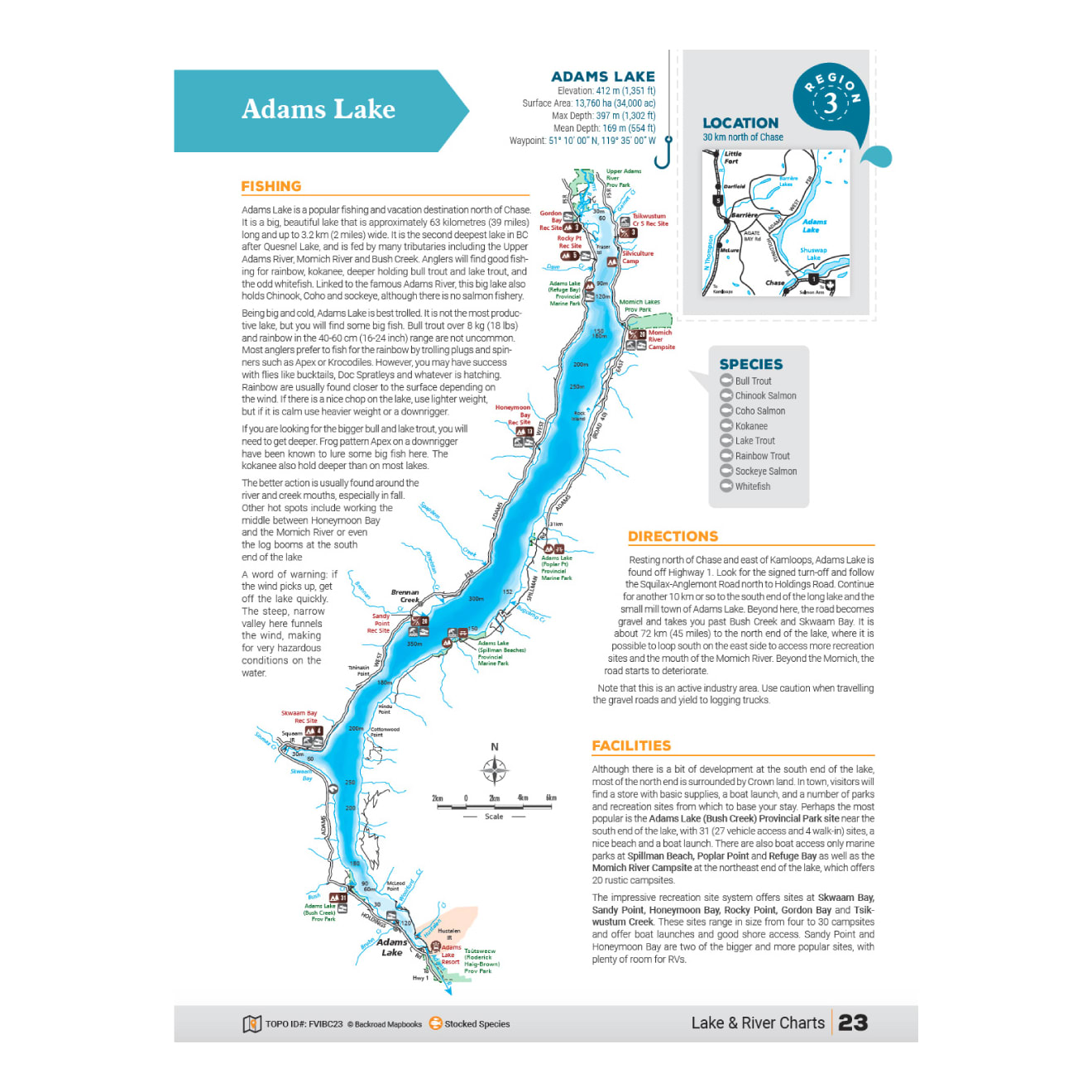 Backroad Mapbook - Thompson Okanagan BC Fishing Mapbook | Cabela's Canada