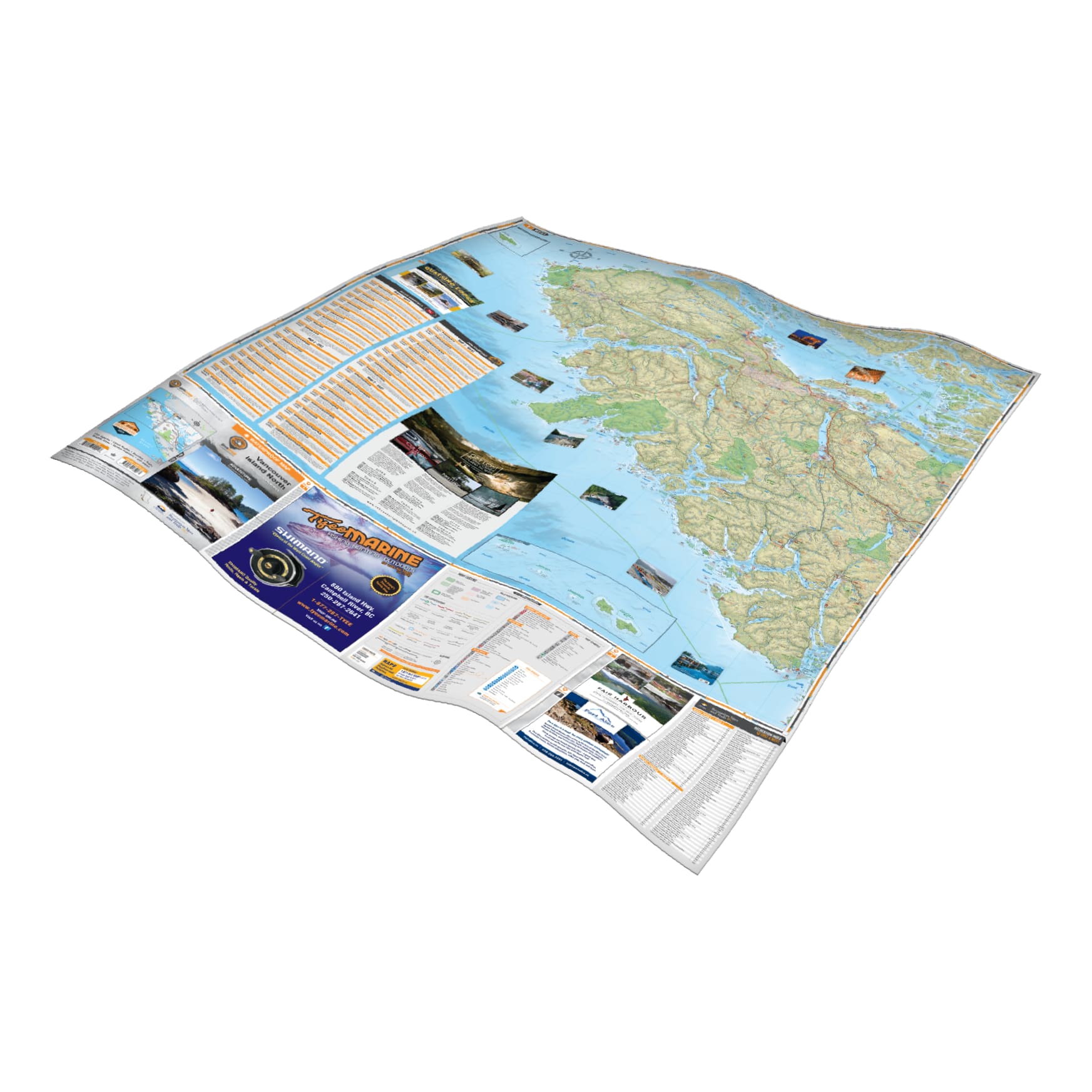 Backroad Mapbooks - Vancouver Island North Recreation Map 2nd Edition ...