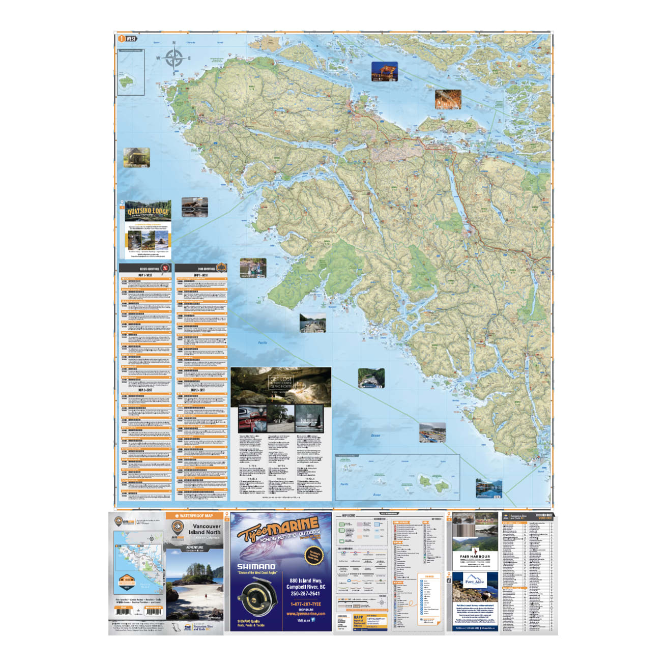 Backroad Mapbooks - Vancouver Island North Recreation Map 2nd Edition ...