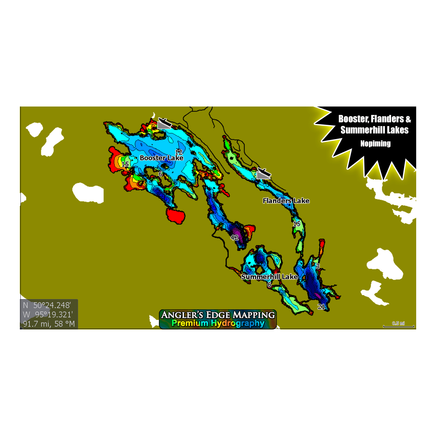 Angler's Edge Eastern Manitoba Map 2022 | Cabela's Canada