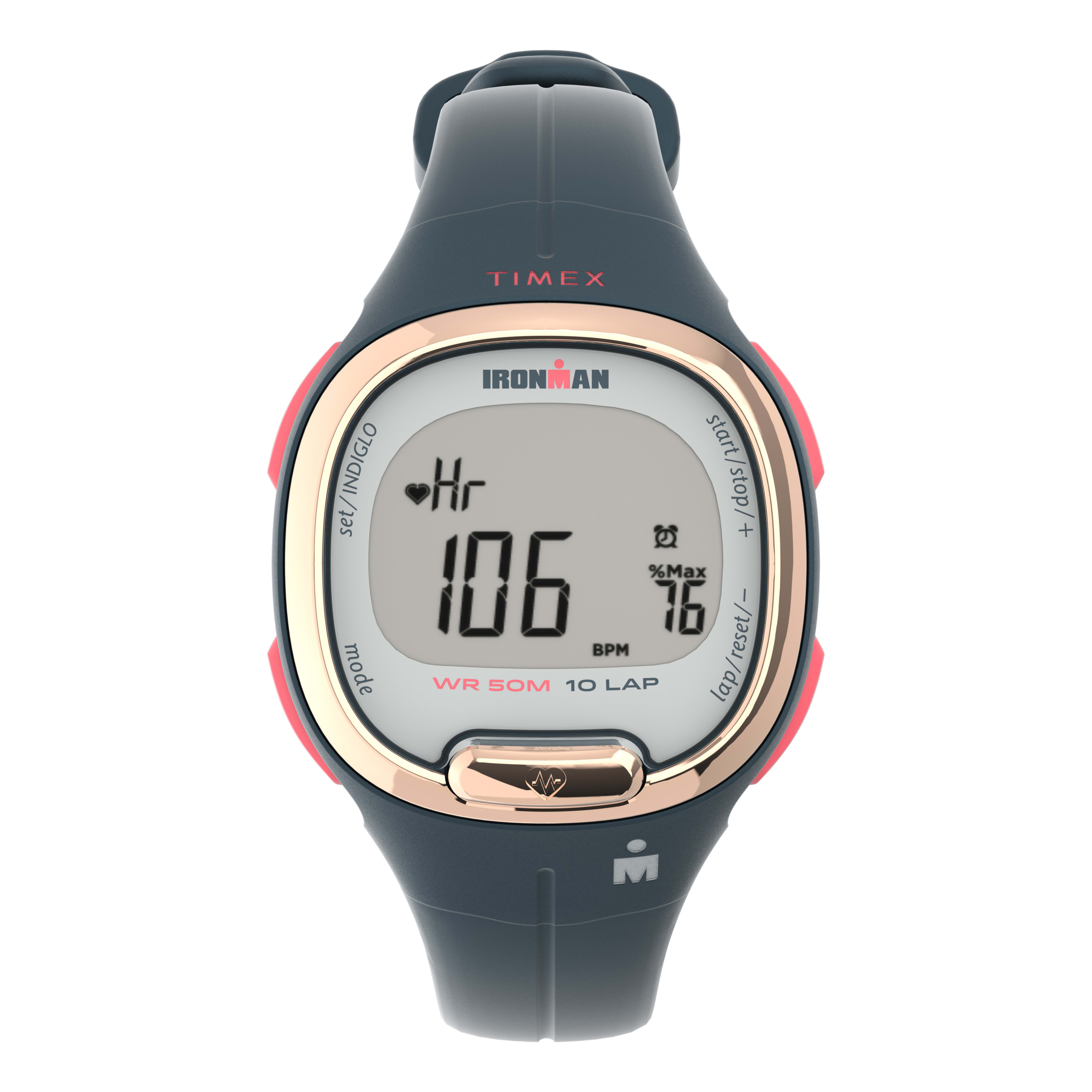 TIMEX® IRONMAN® HeartFIT™ Transit+ 33mm Resin Strap Activity and Heart ...
