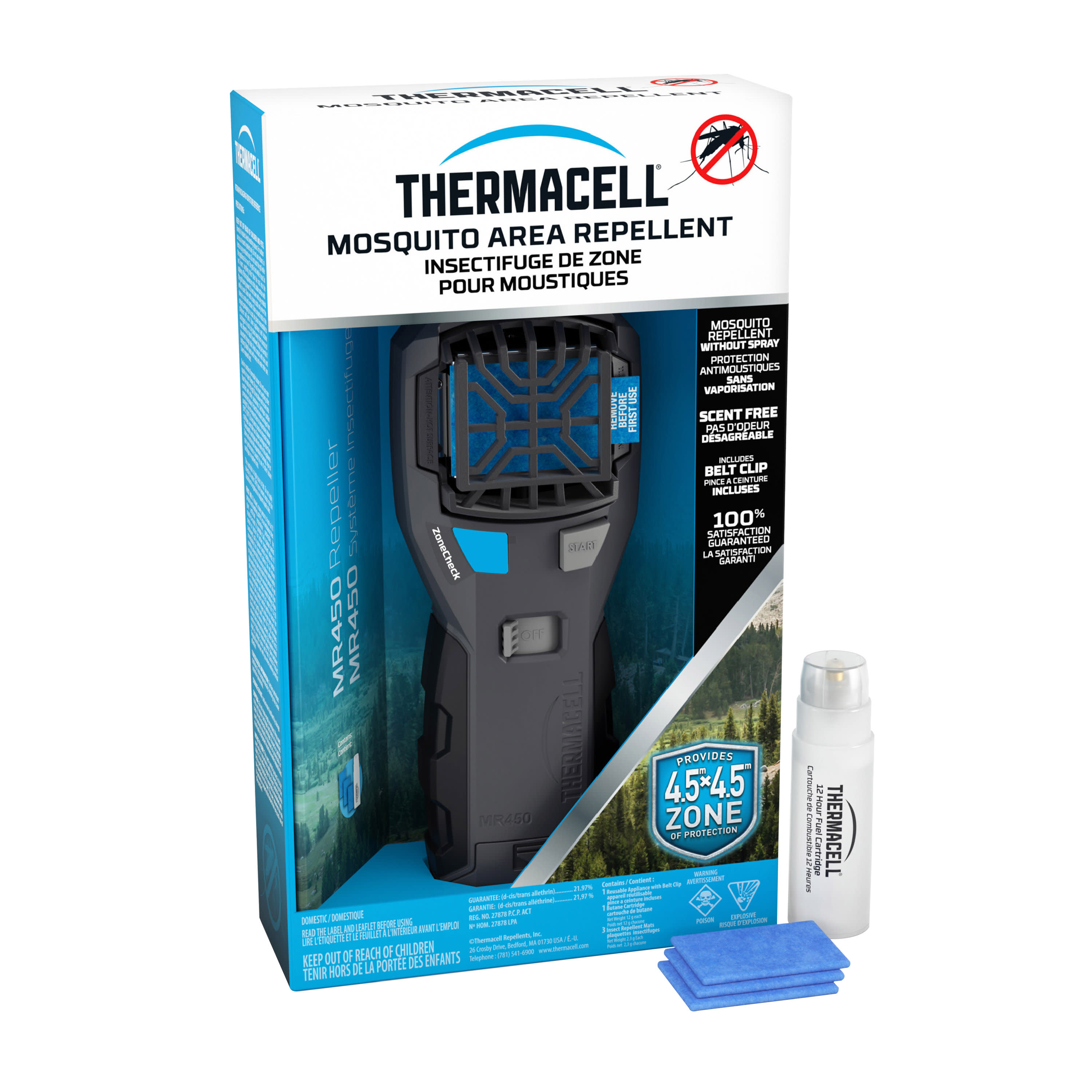 Thermacell® Mosquito Repellent Portable Adventure MR450 – Charcoal ...