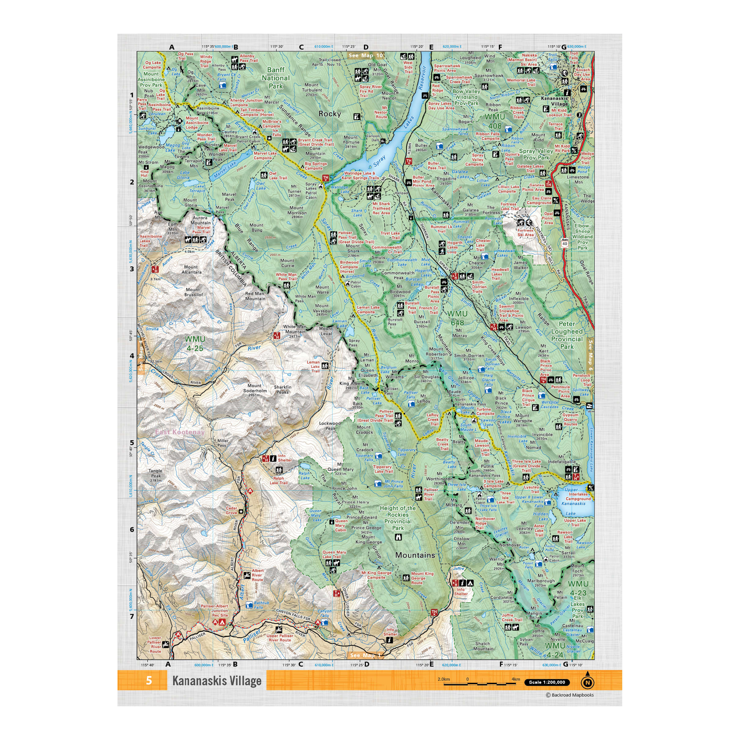 Backroad Mapbook Canadian Rockies Book | Cabela's Canada