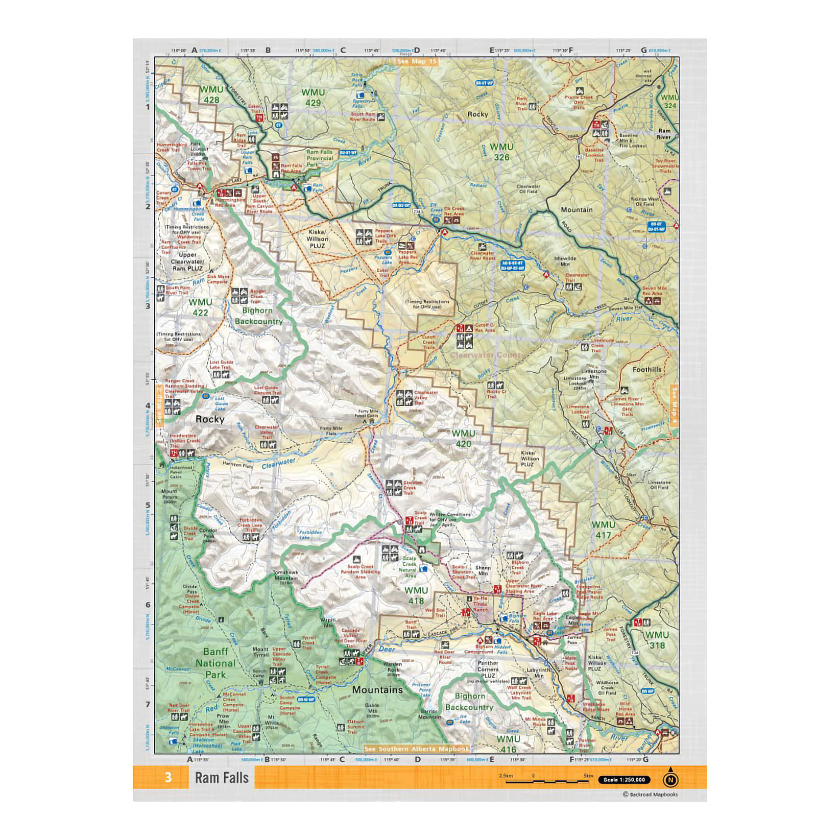 Backroad Mapbooks - Central Alberta Mapbook 5th Edition | Cabela's Canada