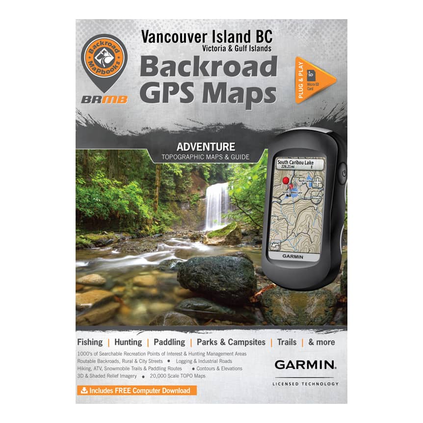 Backroad Mapbooks - Canadian GPS Micro SD Version Maps | Cabela's Canada