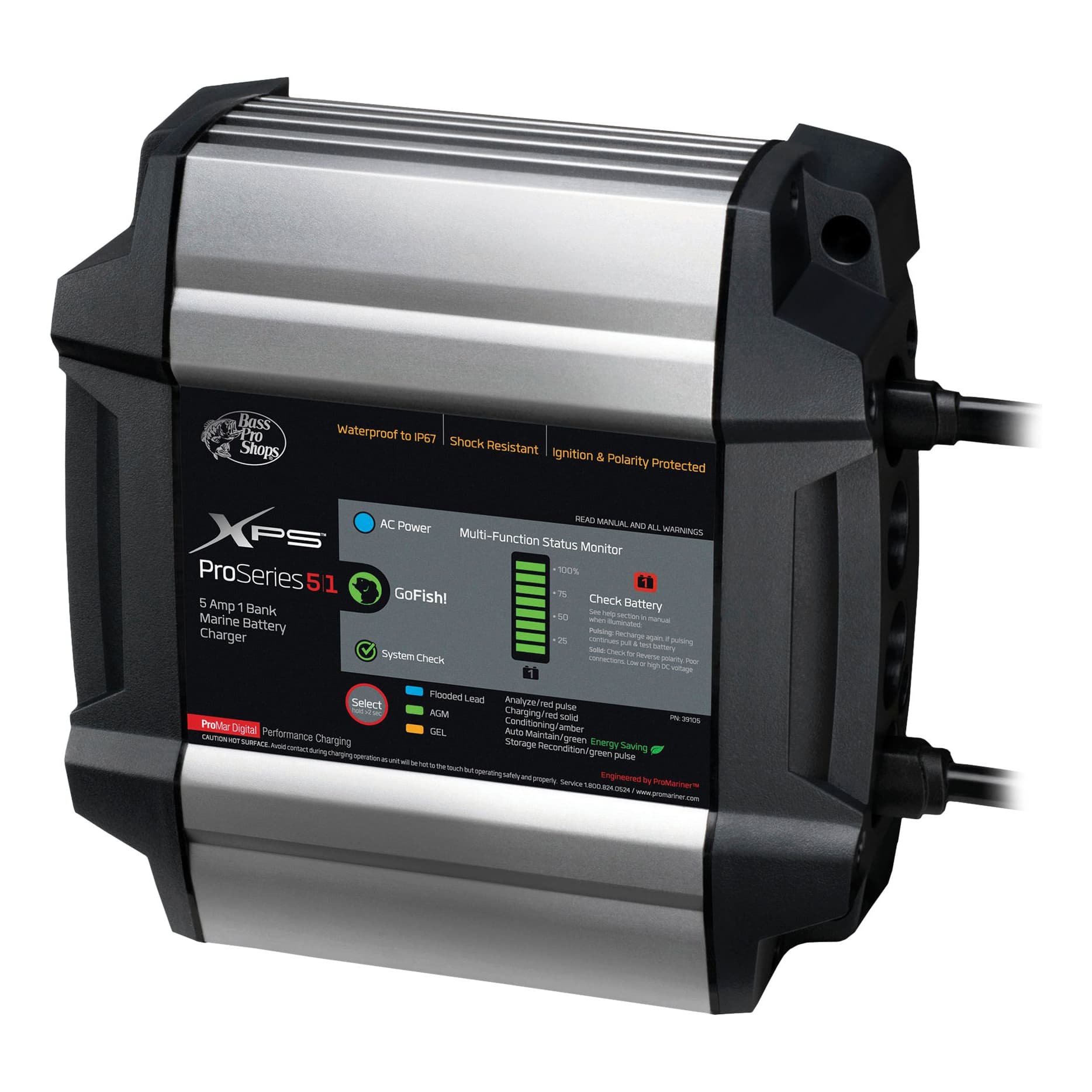 Bass Pro Shops® XPS® Extreme Performance Series Marine Battery Charger ...