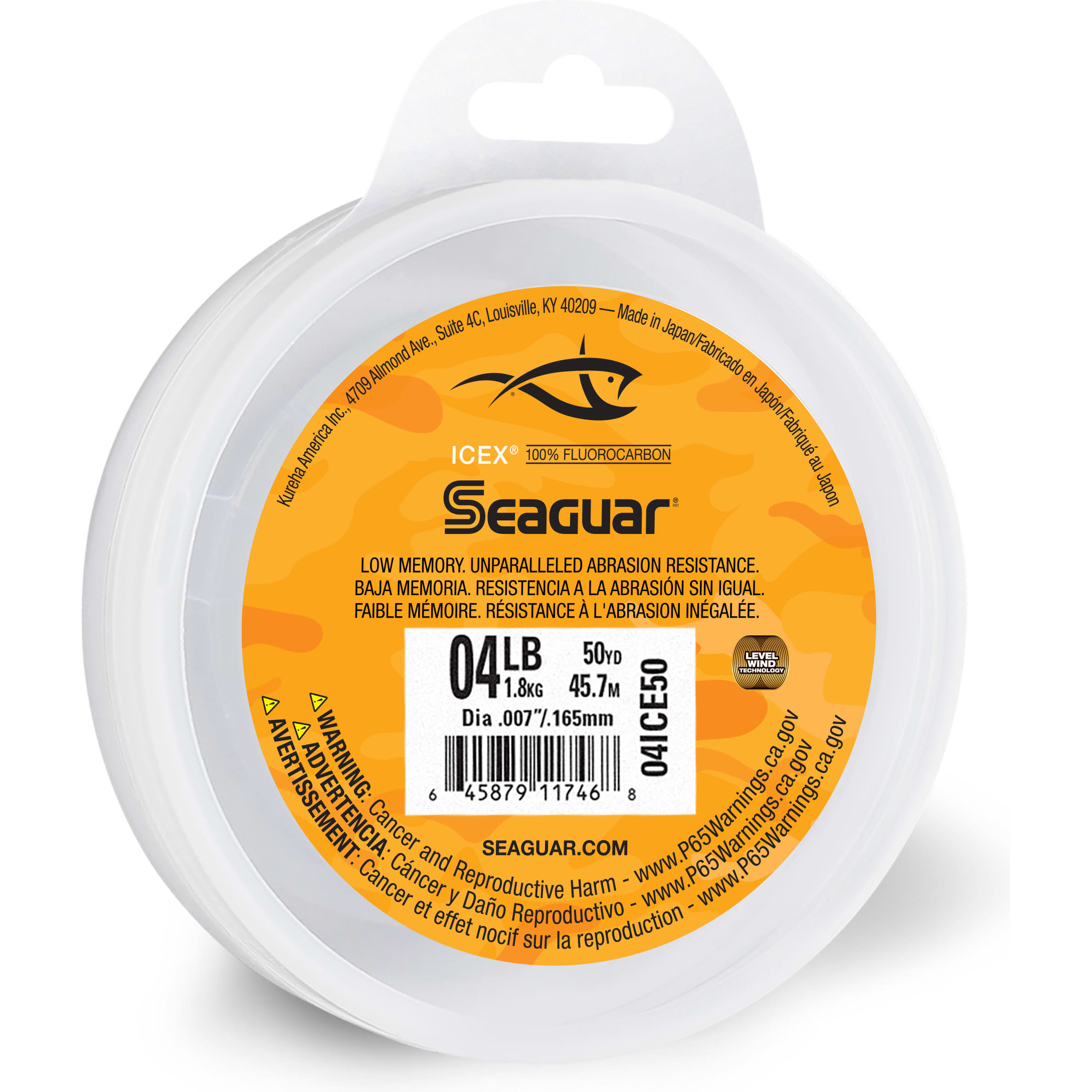 Seaguar® IceX 100% Fluorocarbon Ice Line | Cabela's Canada
