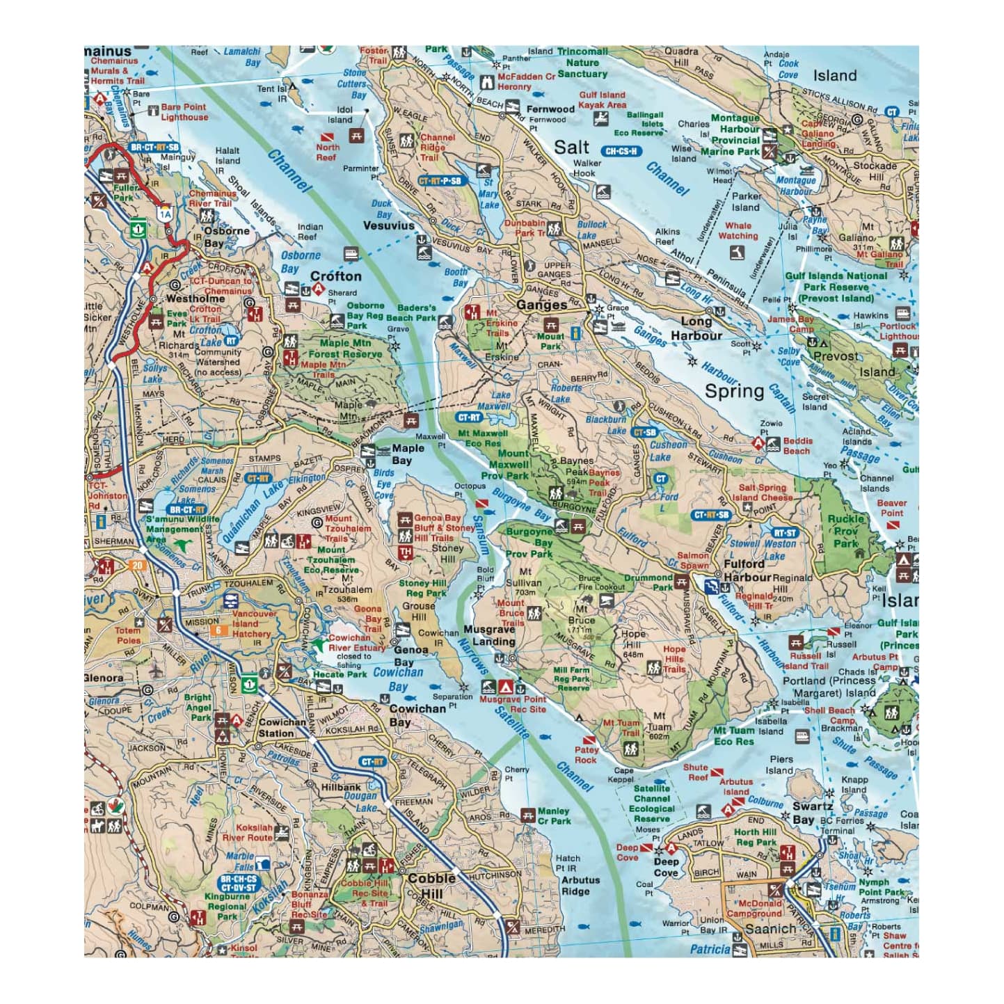 Backroad Mapbook - Vancouver Island South Waterproof Mapbook | Cabela's ...
