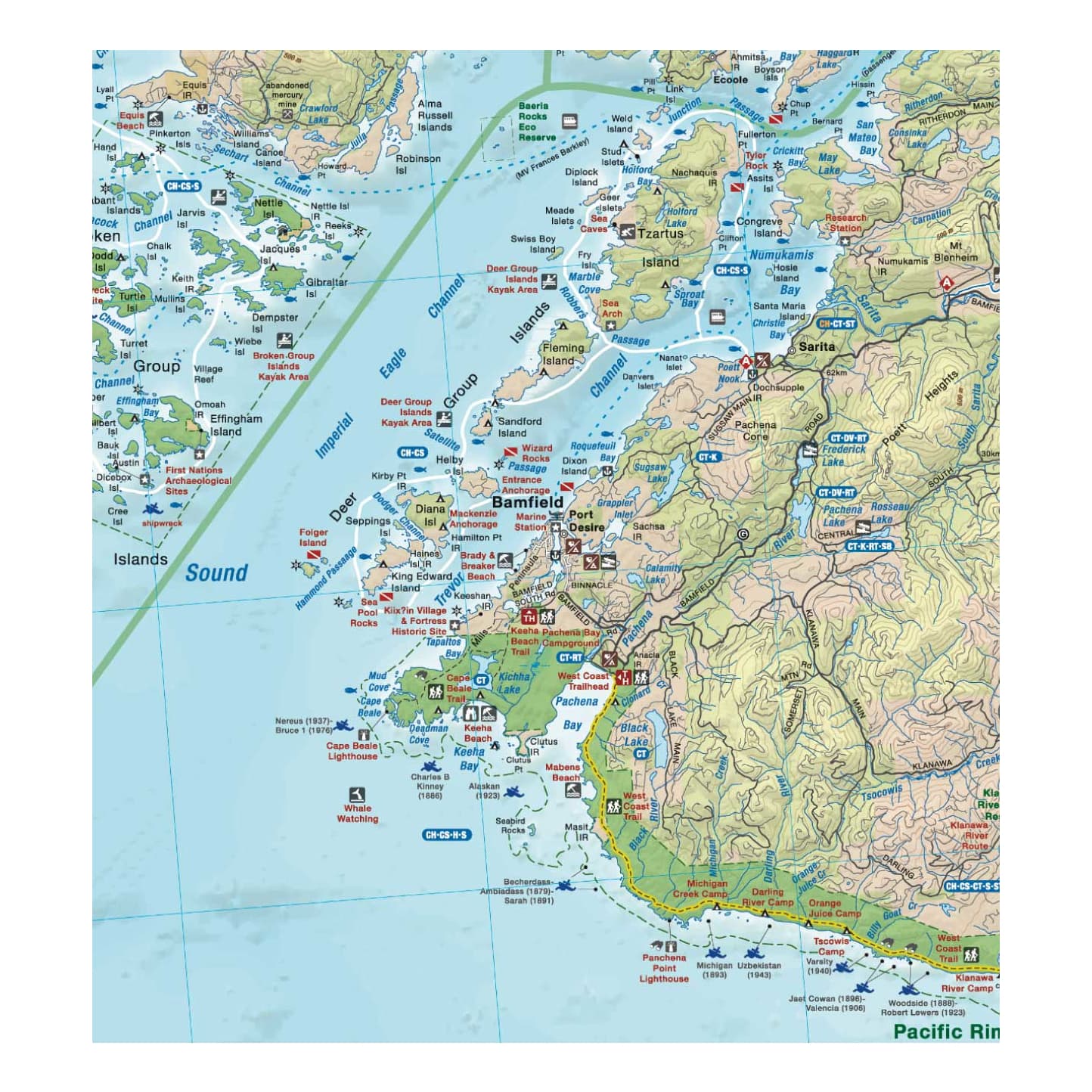 Backroad Mapbook - Vancouver Island South Waterproof Mapbook | Cabela's ...