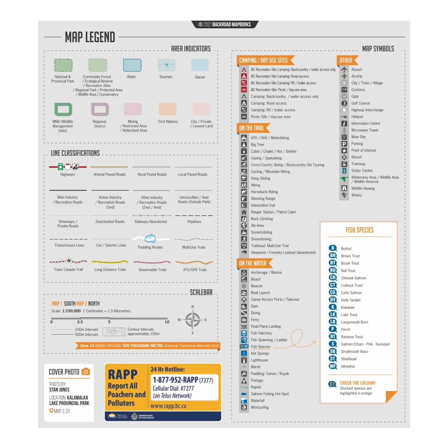 Backroad Mapbook - Okanagan Valley & Shuswap Waterproof Mapbook ...