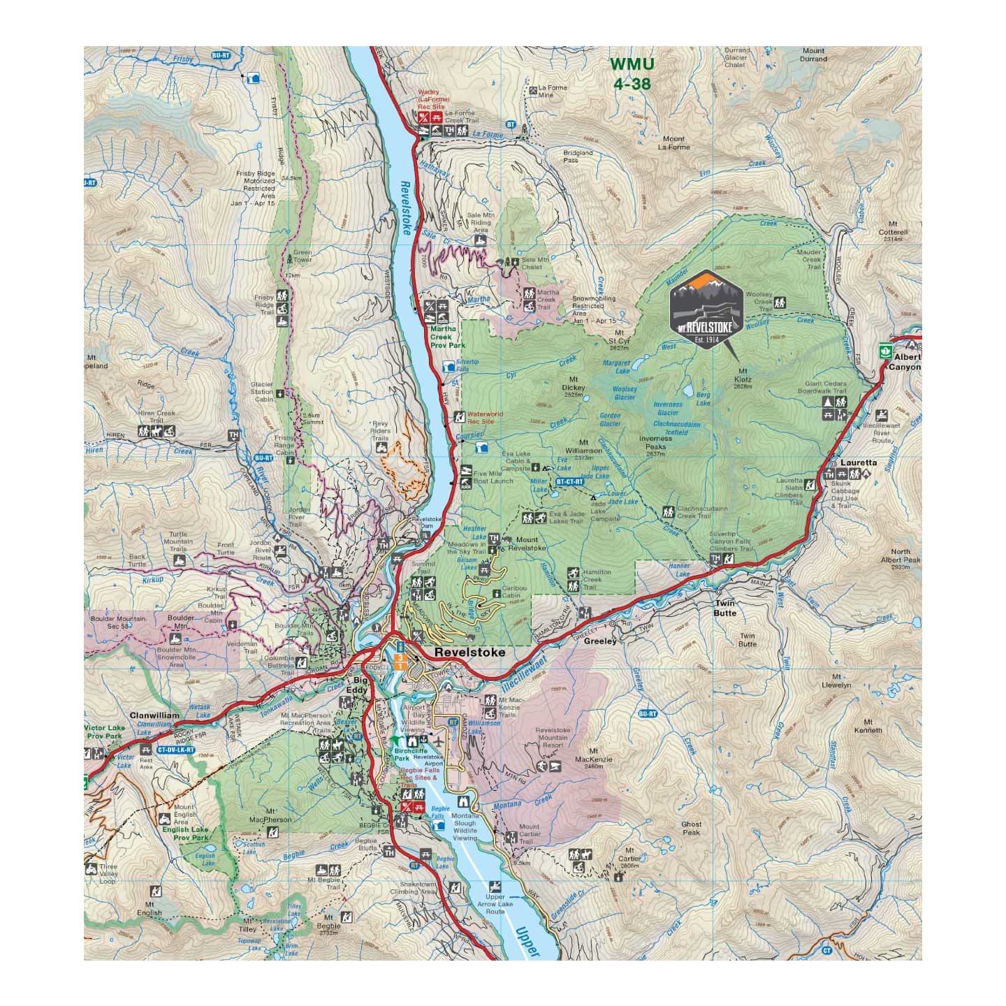 Backroad Mapbooks - West Kootenay BC Waterproof Map – 2nd Edition ...