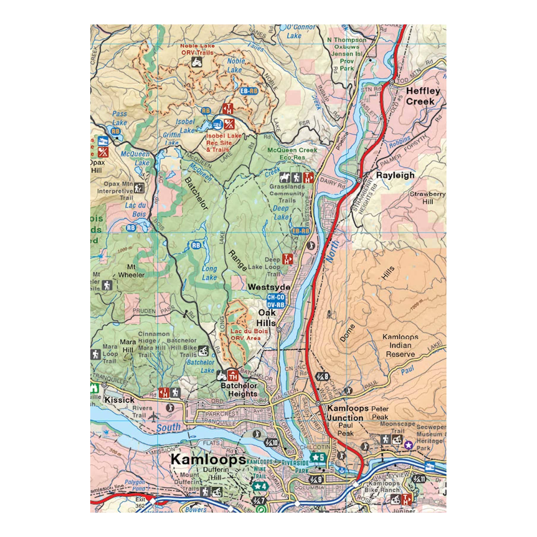 Backroad Mapbook - BC Fishing Highway 24 and The Land of Hidden Waters ...