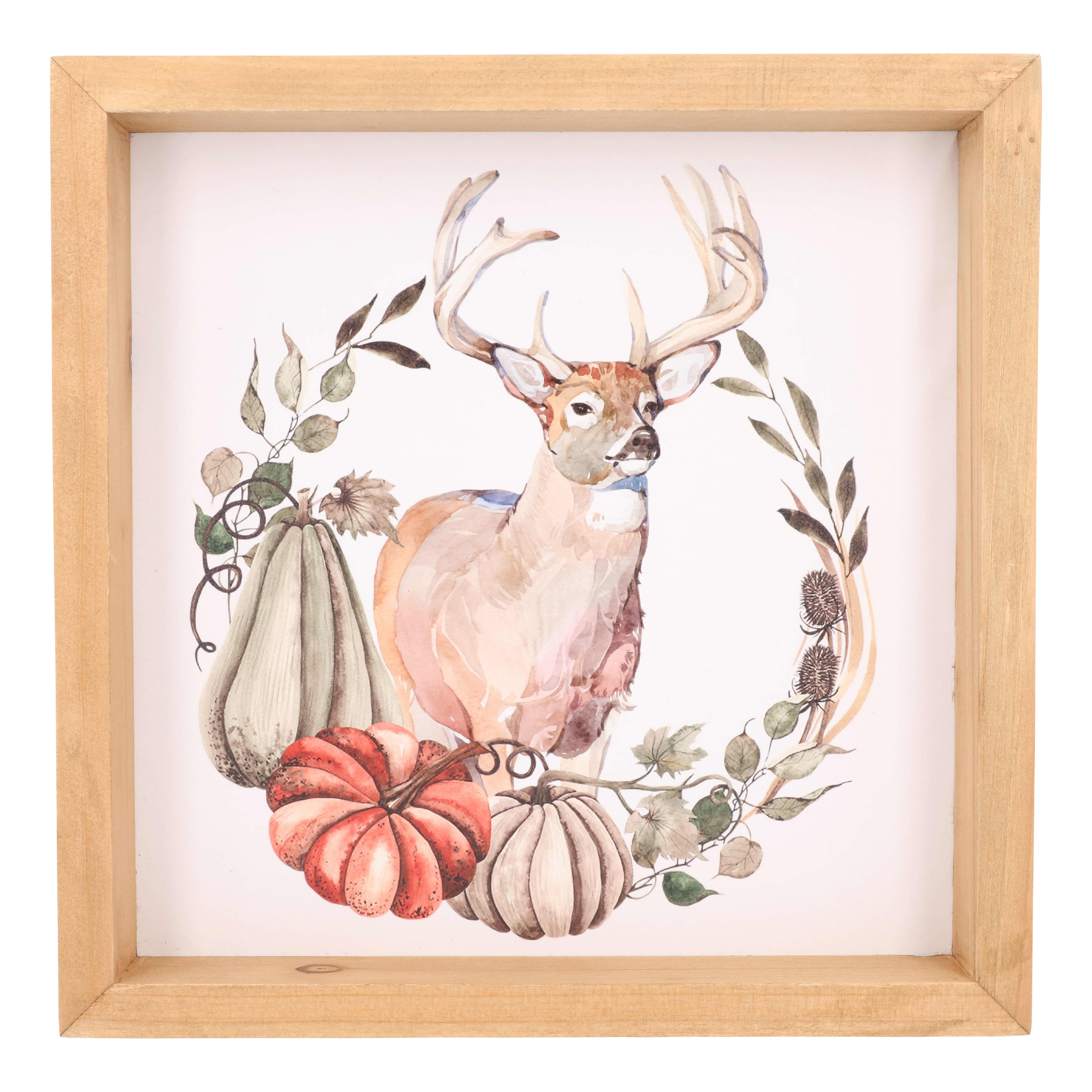 Bass Pro Shops® Deer with Pumpkins Wood Wall Art | Cabela's Canada
