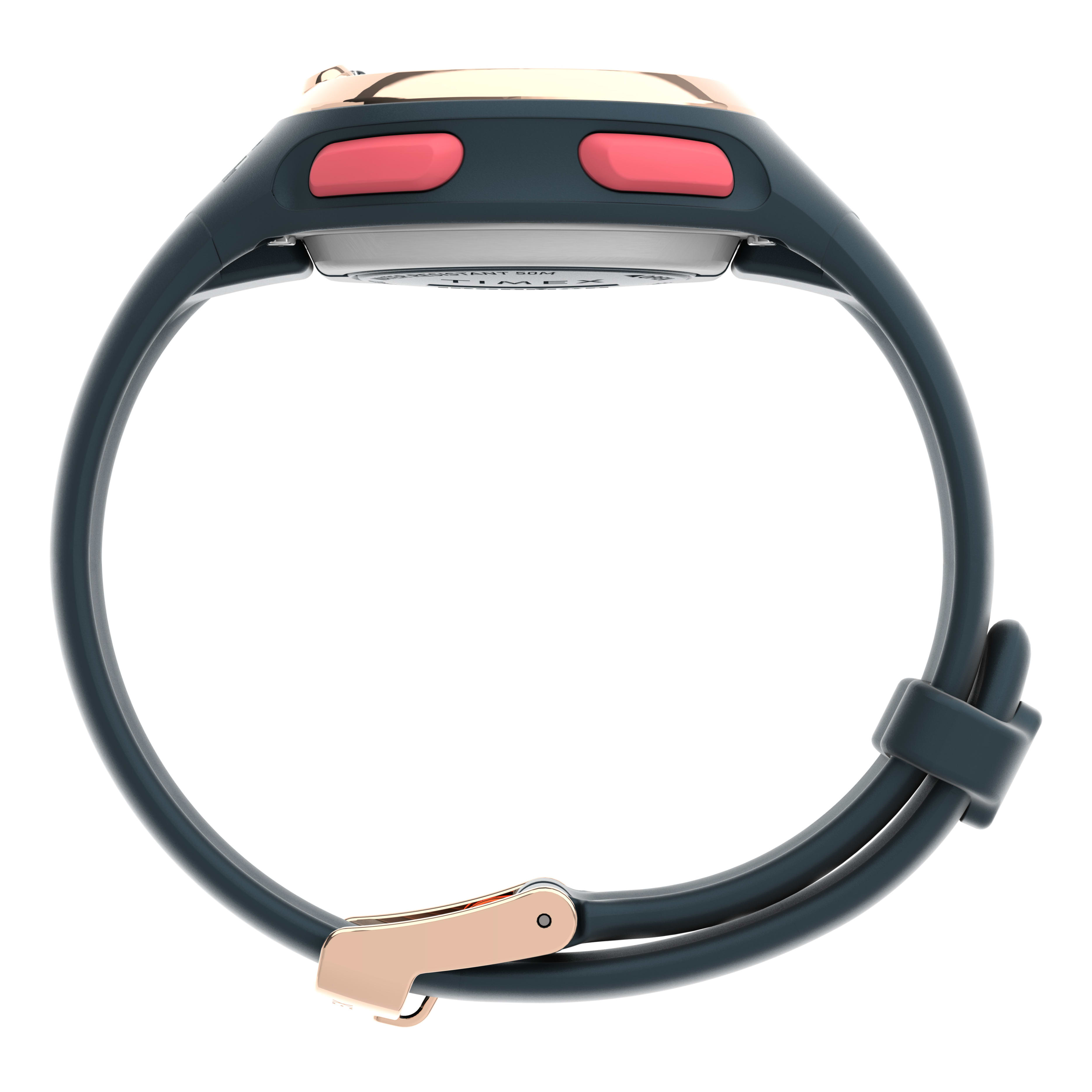Timex® Ironman® Heartfit™ Transit 33mm Resin Strap Activity And Heart Rate Watch Navy