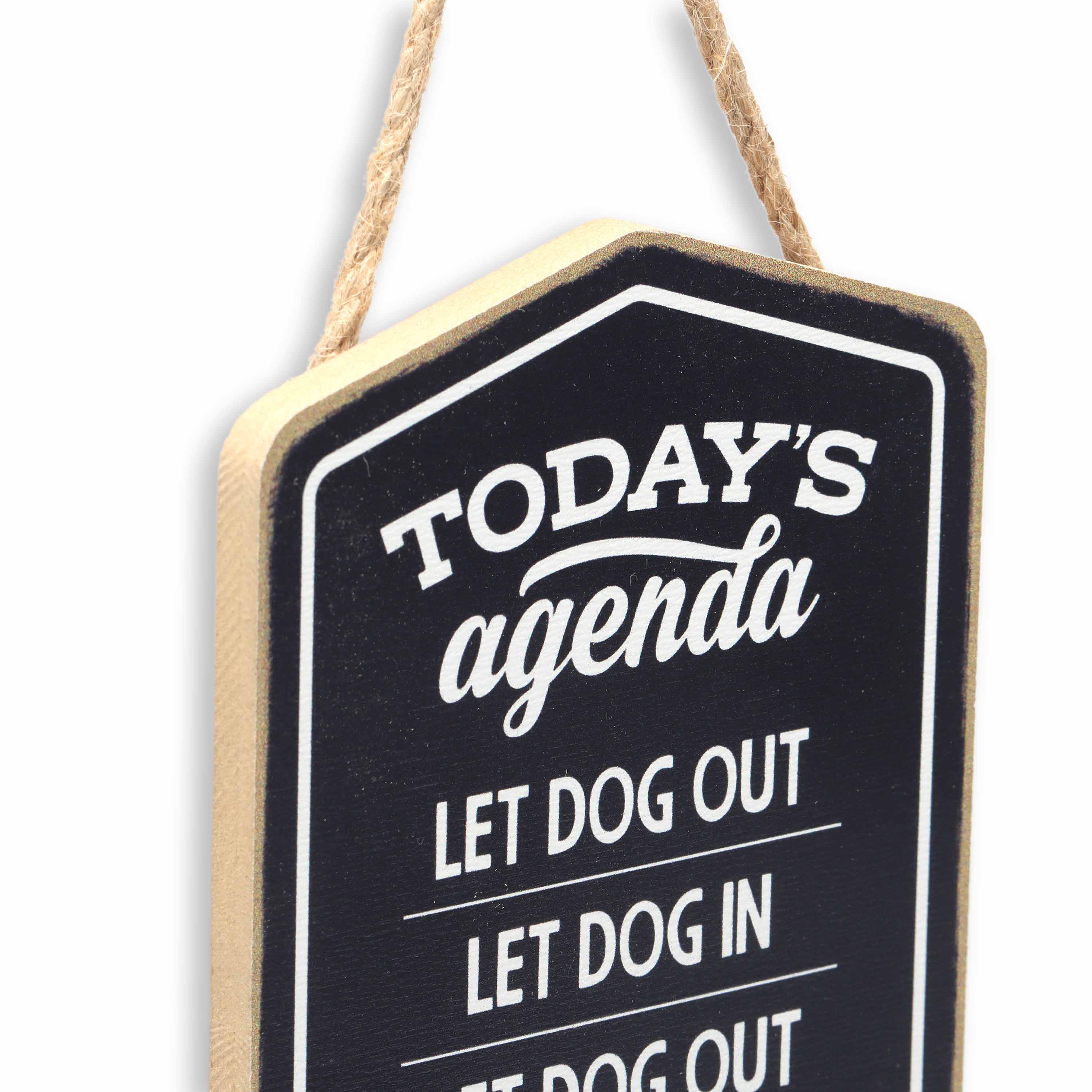 Open Road's Today's Agenda Wood Sign | Cabela's Canada