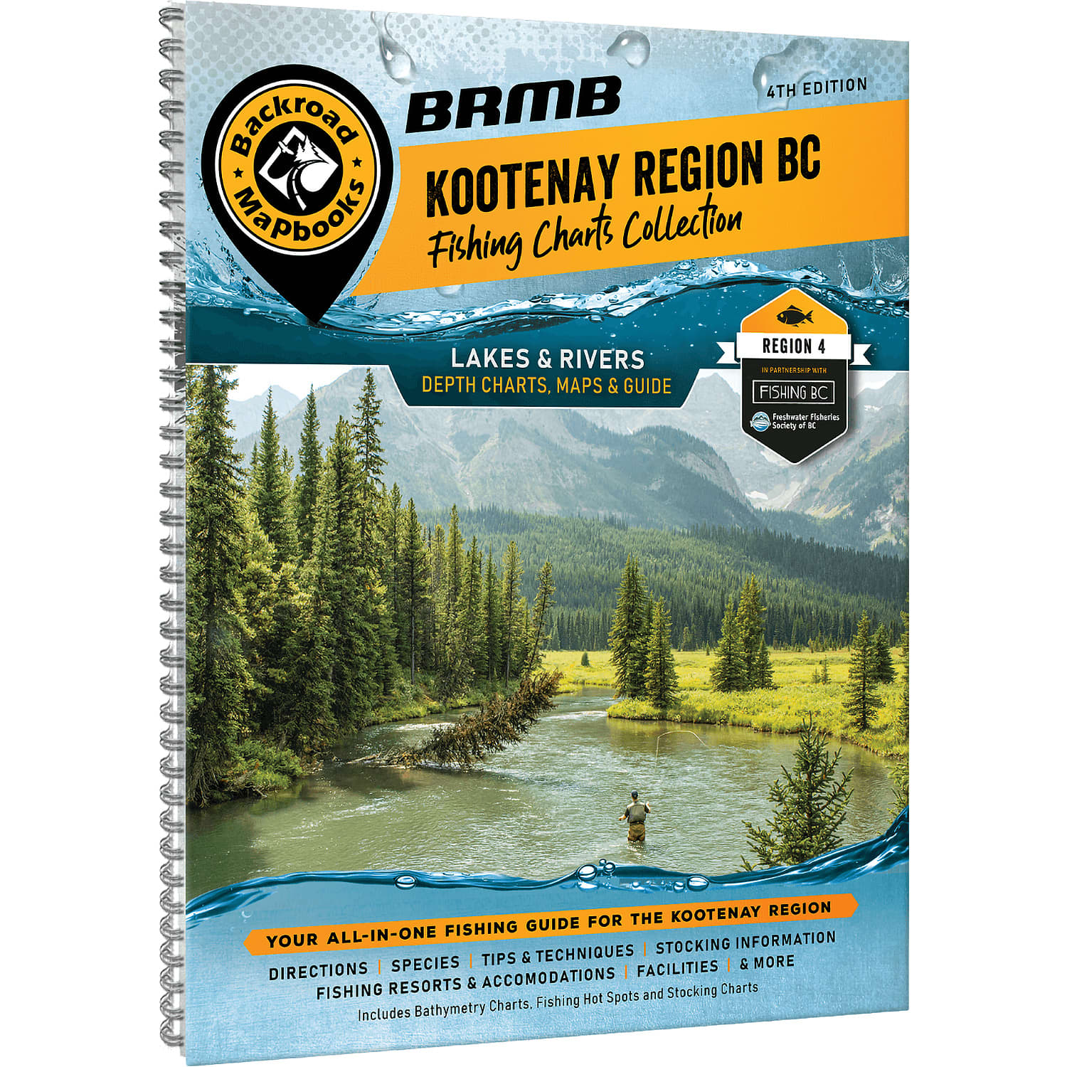 Backroad Mapbooks Fishing Mapbook - Kootenay Region BC | Cabela's Canada