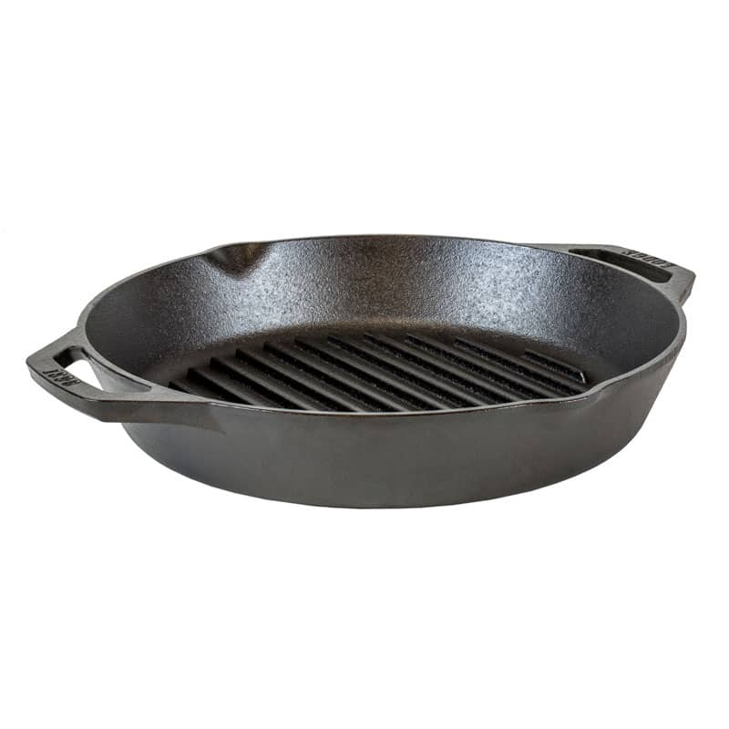 Lodge® 12 Inch Dual Handle Cast Iron Grill Pan | Cabela's Canada