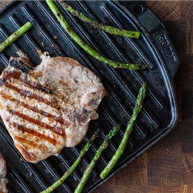 Lodge® 19" x 9-1/2" Seasoned Cast Iron Reversible Grill/Griddle ...