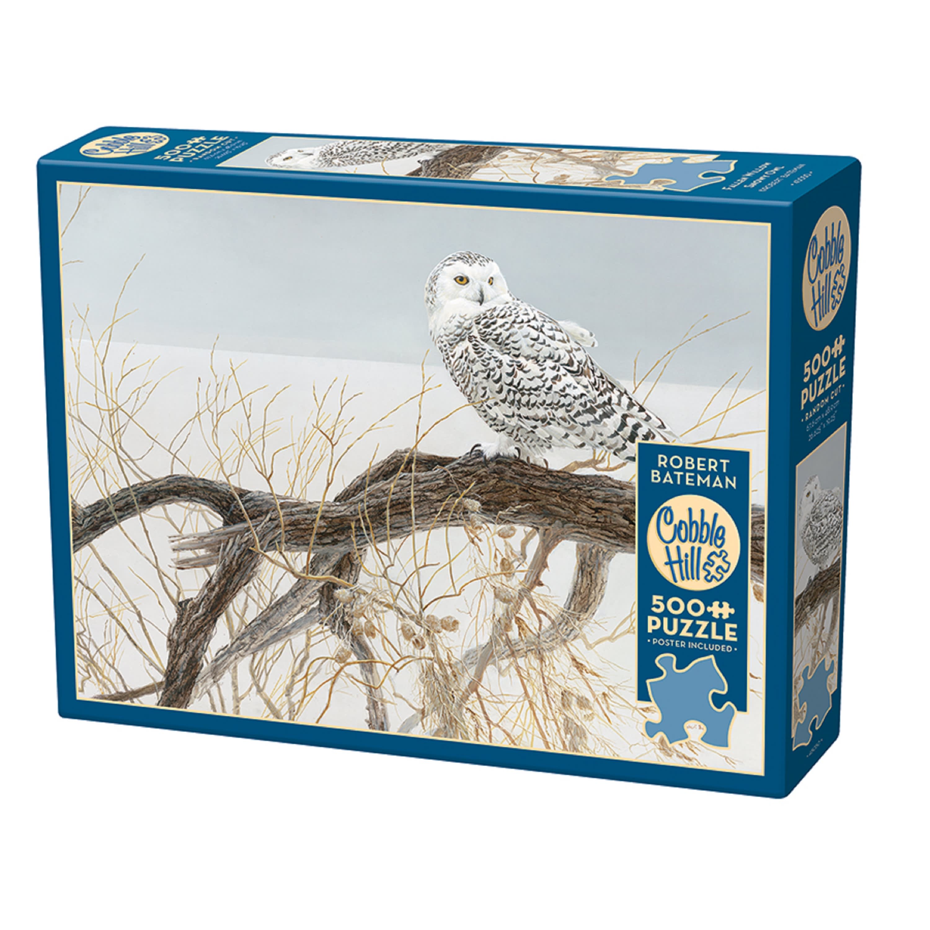 Cobble Hill Fallen Willow Snowy Owl Puzzle - 500 Pieces | Cabela's Canada