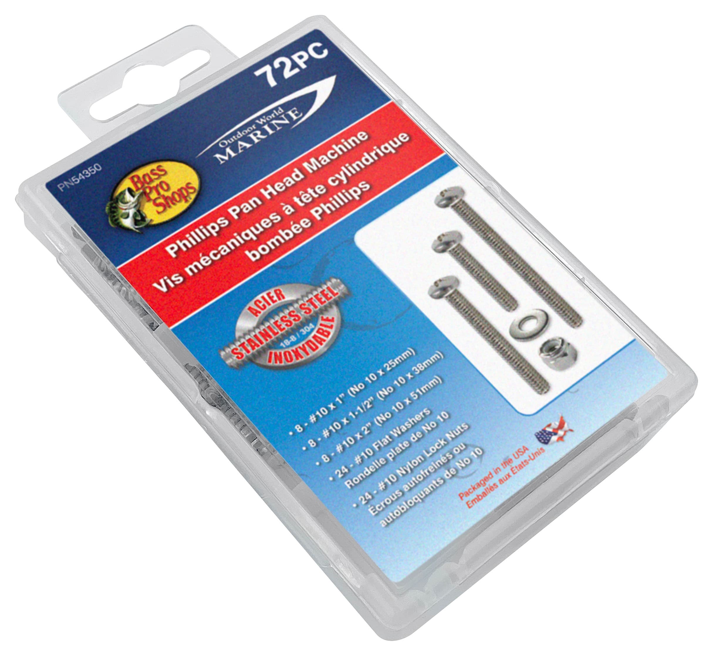 Bass Pro Shops® Phillips Pan-Head Machine-Screw Kit | Cabela's Canada