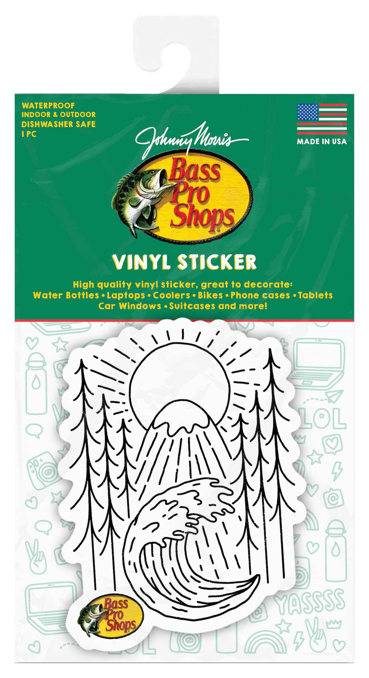 Bass Pro Shops® Vinyl Sticker Cabelas Canada