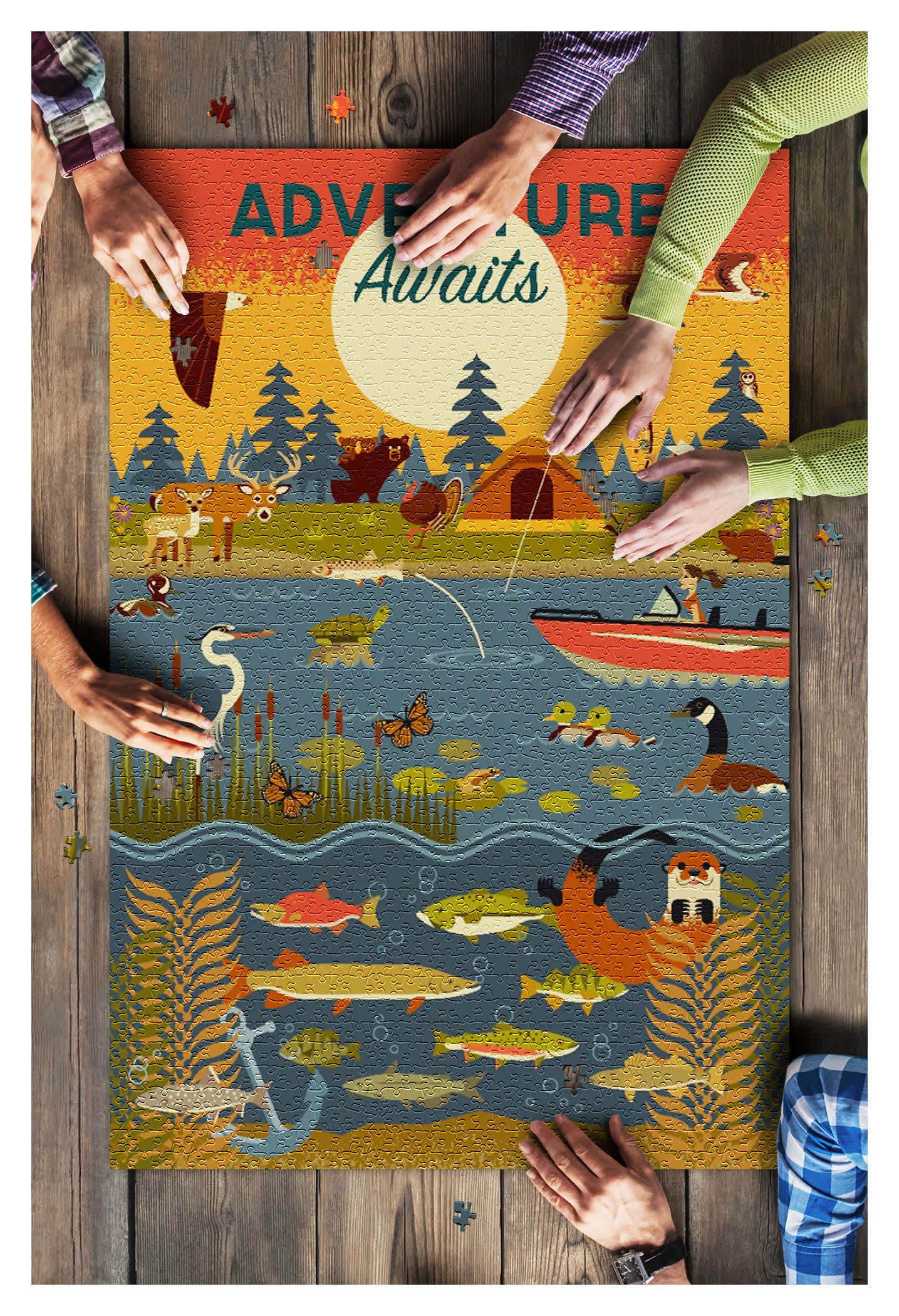 Lantern Press® Adventure Awaits 1,000-Piece Jigsaw Puzzle | Cabela's Canada