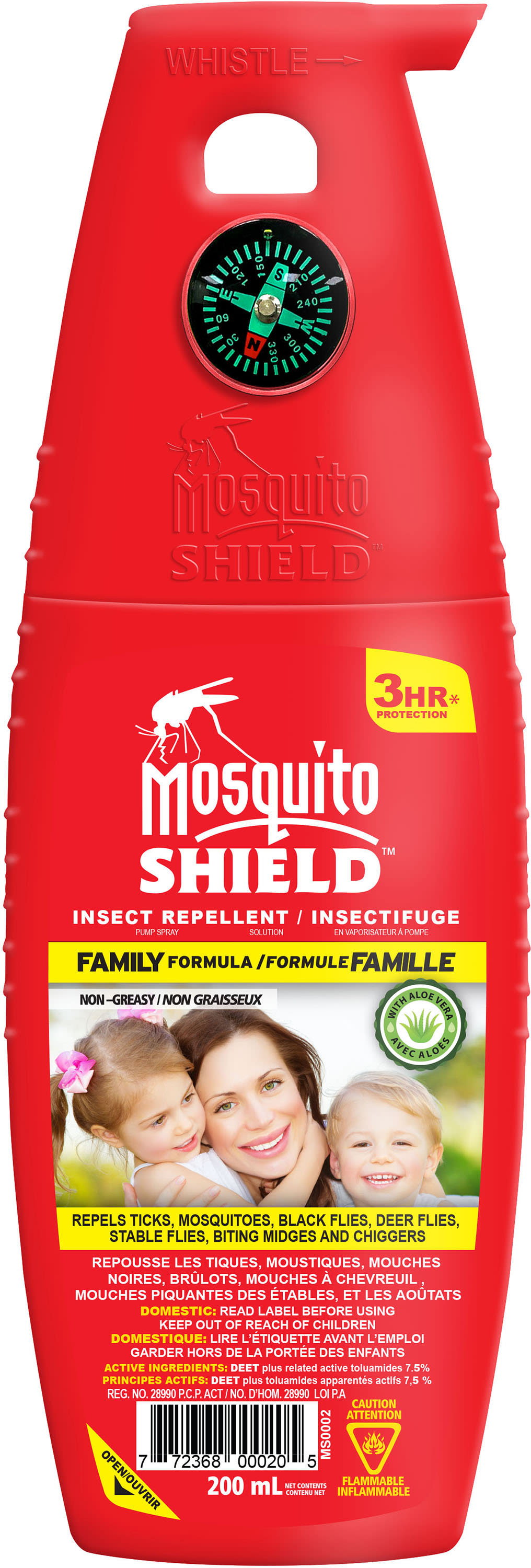Mosquito Shield™ Family 7.5% Deet Insect Repellent Pump Spray | Cabela ...